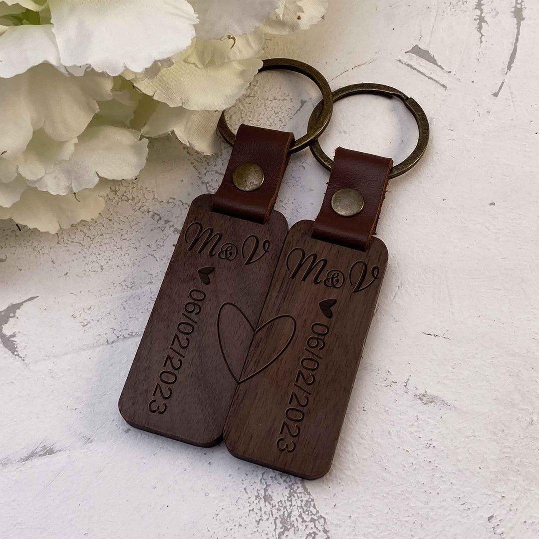 Personalized wooden keychain – skinwoodukraine