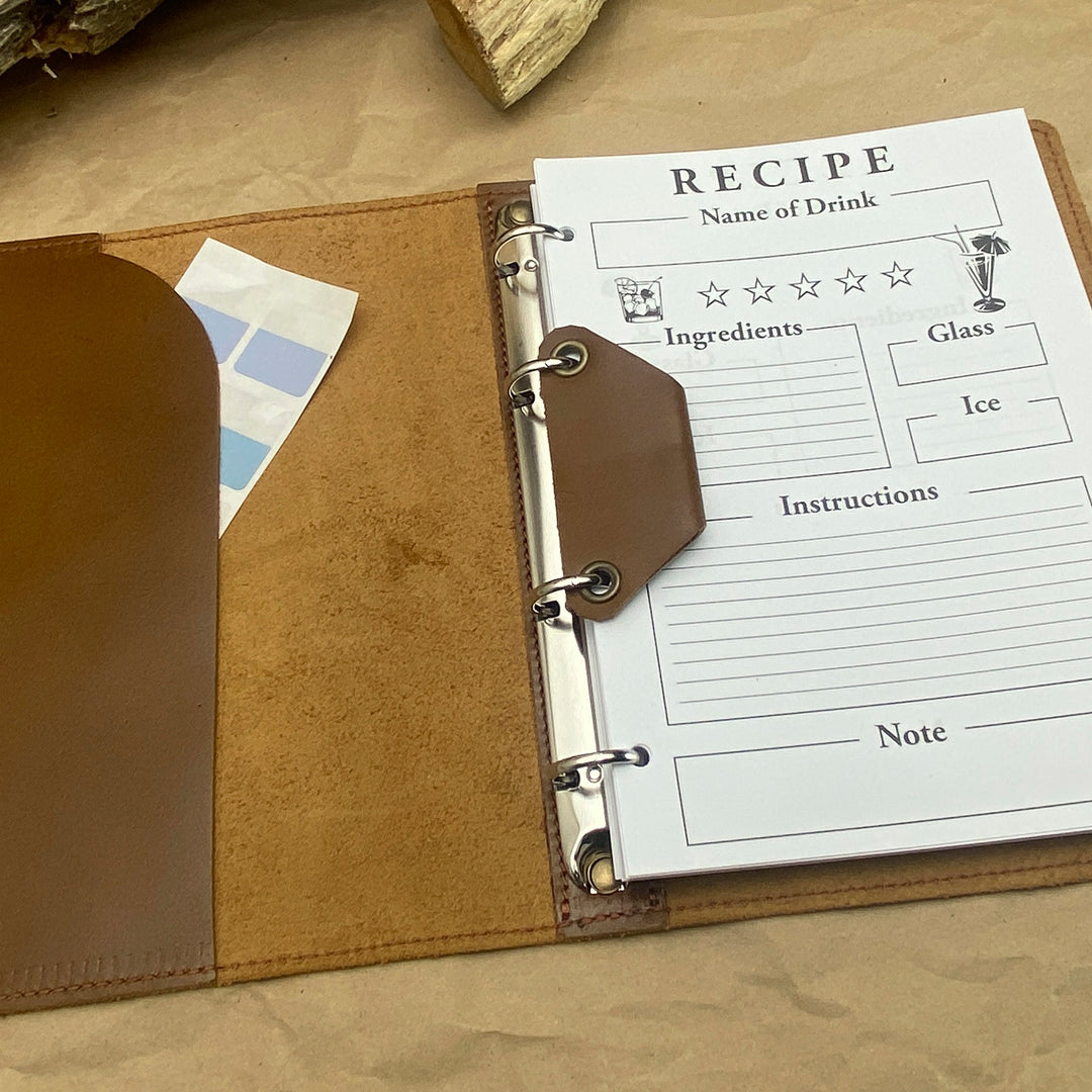 Personalized Leather Bar Book – skinwoodukraine