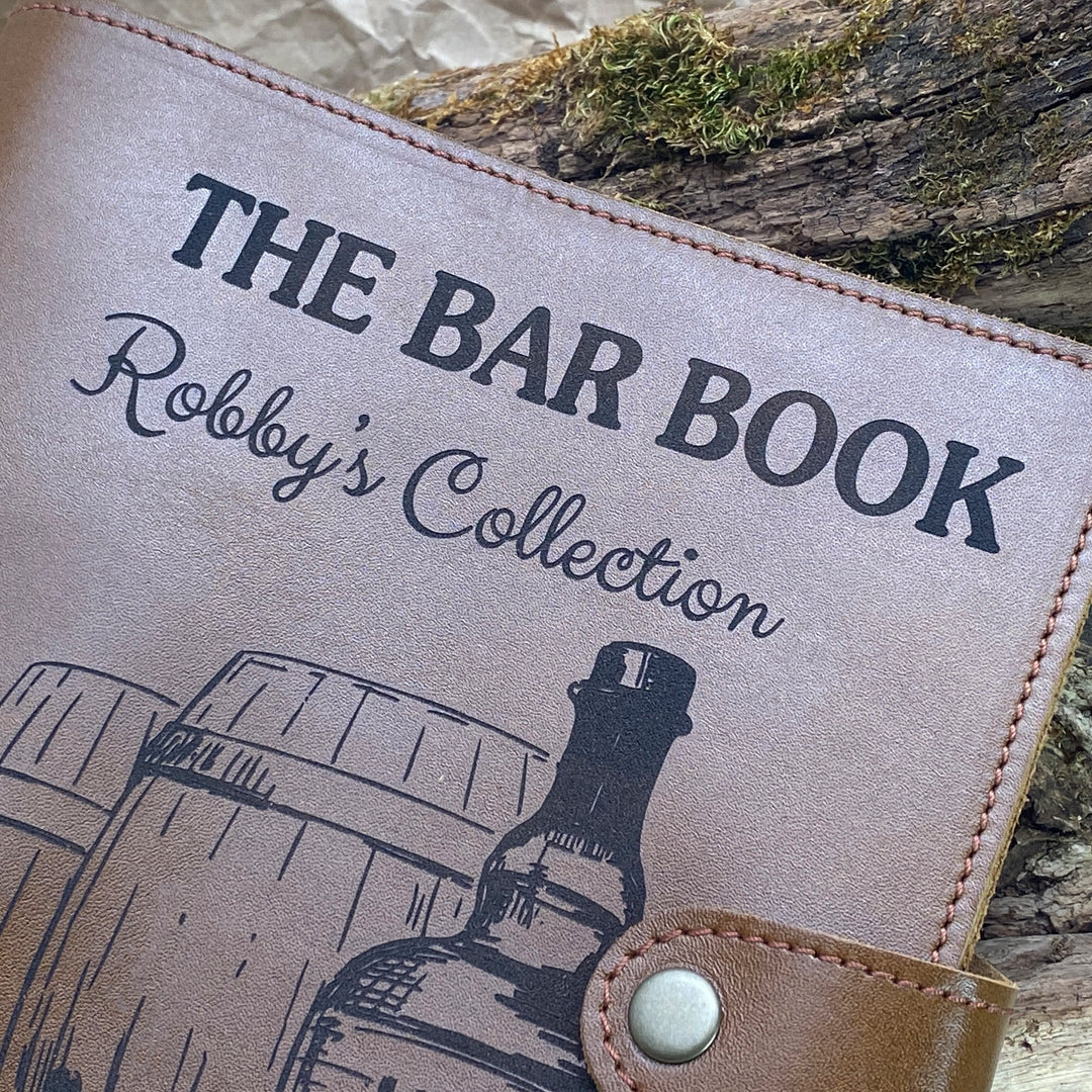 Personalized Leather Bar Book – skinwoodukraine